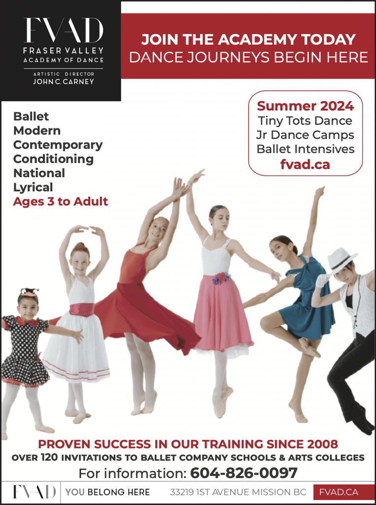 Summer Dance 2024 - sign up today! - Fraser Valley Academy Of Dance